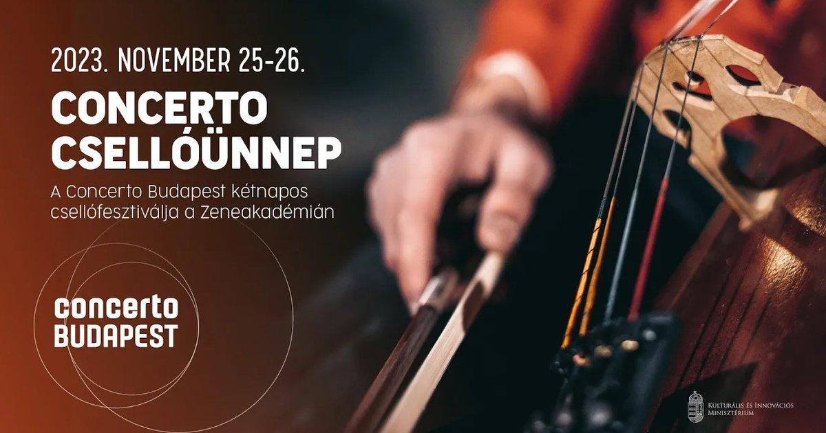 Concerto Budapest – Concerto Csellóünnep 2023