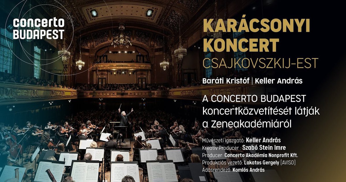 Concerto Budapest – A Concerto Budapest Csajkovszkij estje